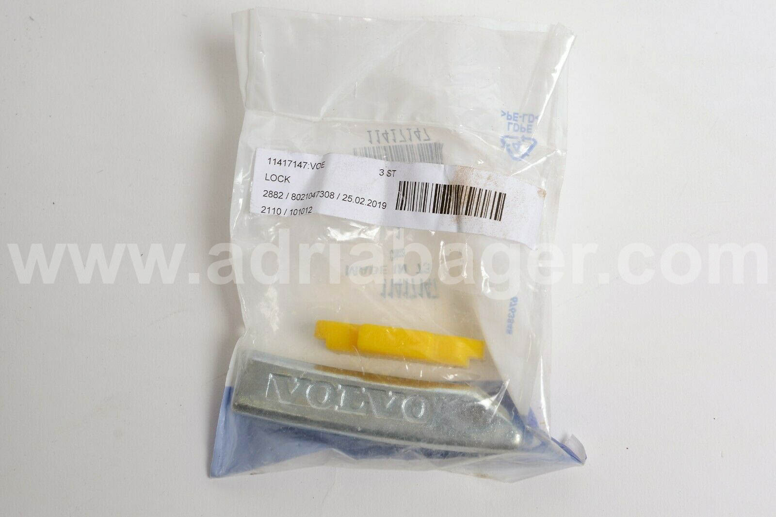Volvo 30GPE zatiči za zob, set 3 kom, VOE11417147 - Adriabager