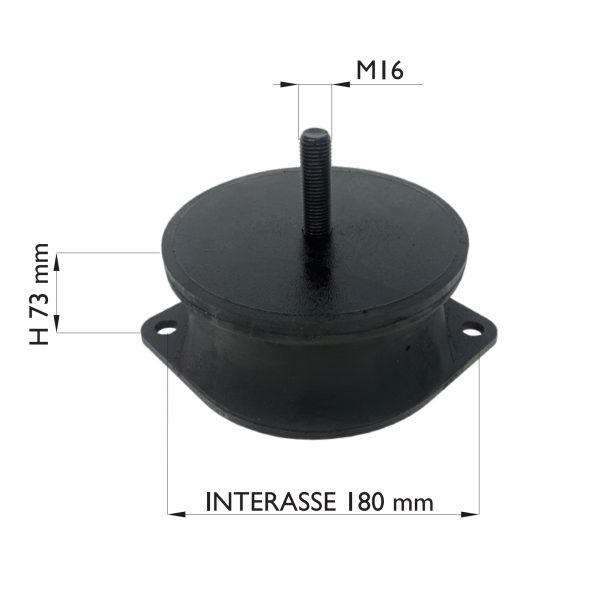 Gumi blažilec za Ingersoll rand, COD. OEM: 8702103 - 13304787 - Adriabager